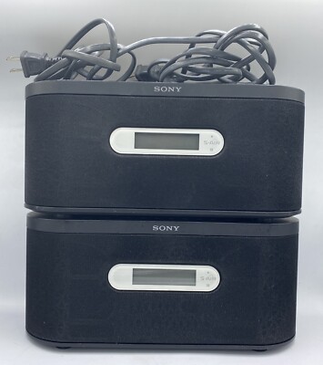 (2) Sony AIR-SA10 Speakers Both w/ Transceivers TESTED 27242726109| eBay