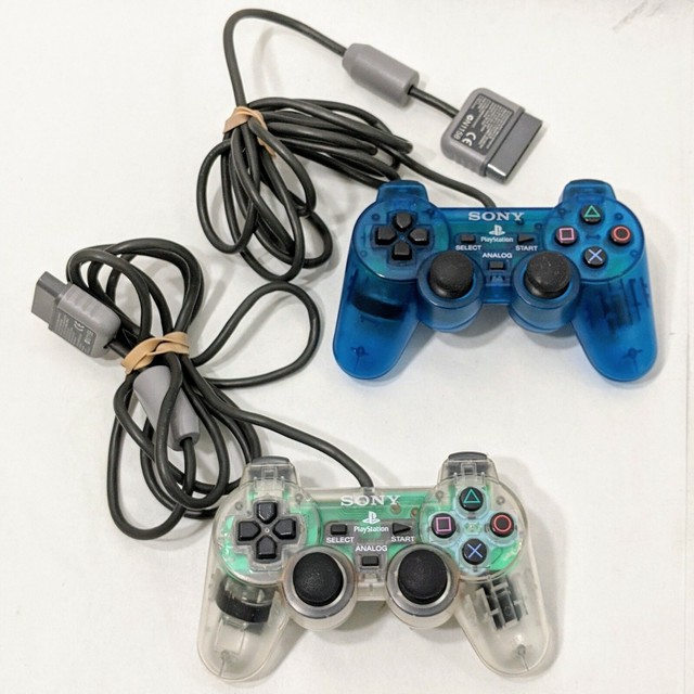 PS1 Original Dual Shock White Controller | eBay
