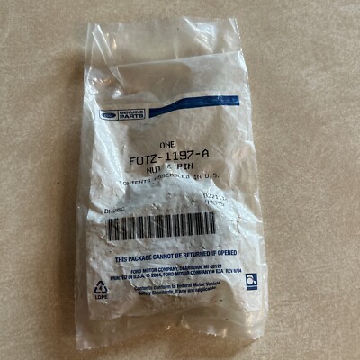 Genuine Ford OEM Spindle Lock Nut Kit NOS F0TZ 1197-A | eBay