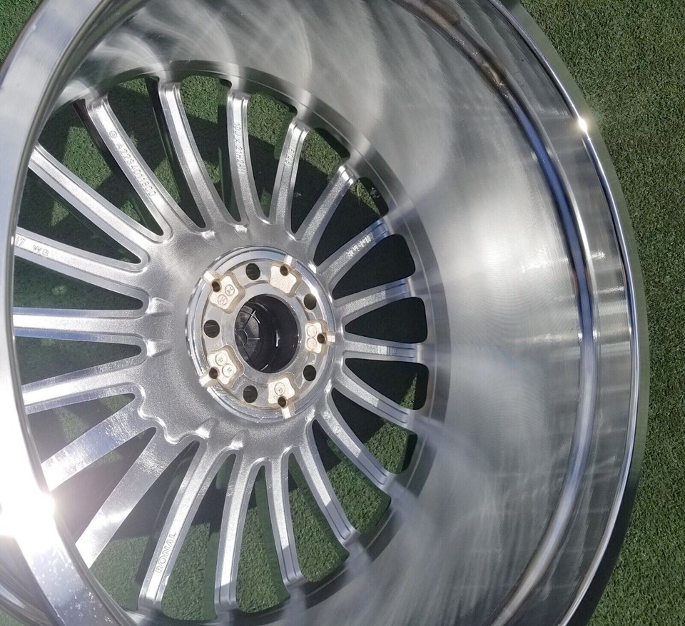 4 Factory Maybach S680 Chrome Wheels 21 inch OEM Mercedes Benz AMG S580 ...
