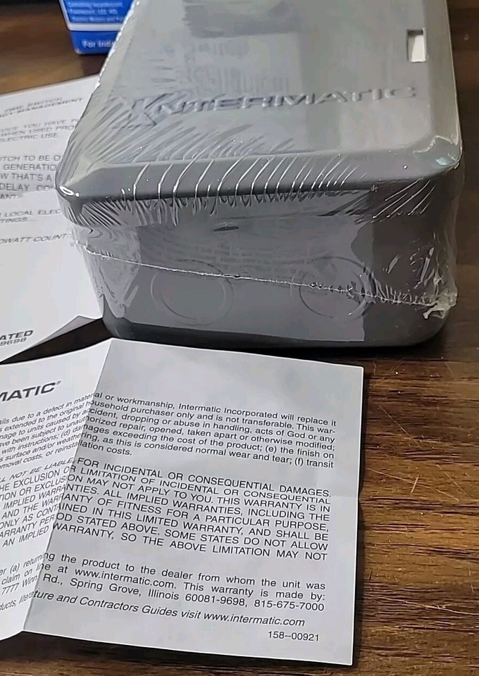 Intermatic T104 208-277-Volt SPST 24 Hour Mechanical Time Switch New | eBay