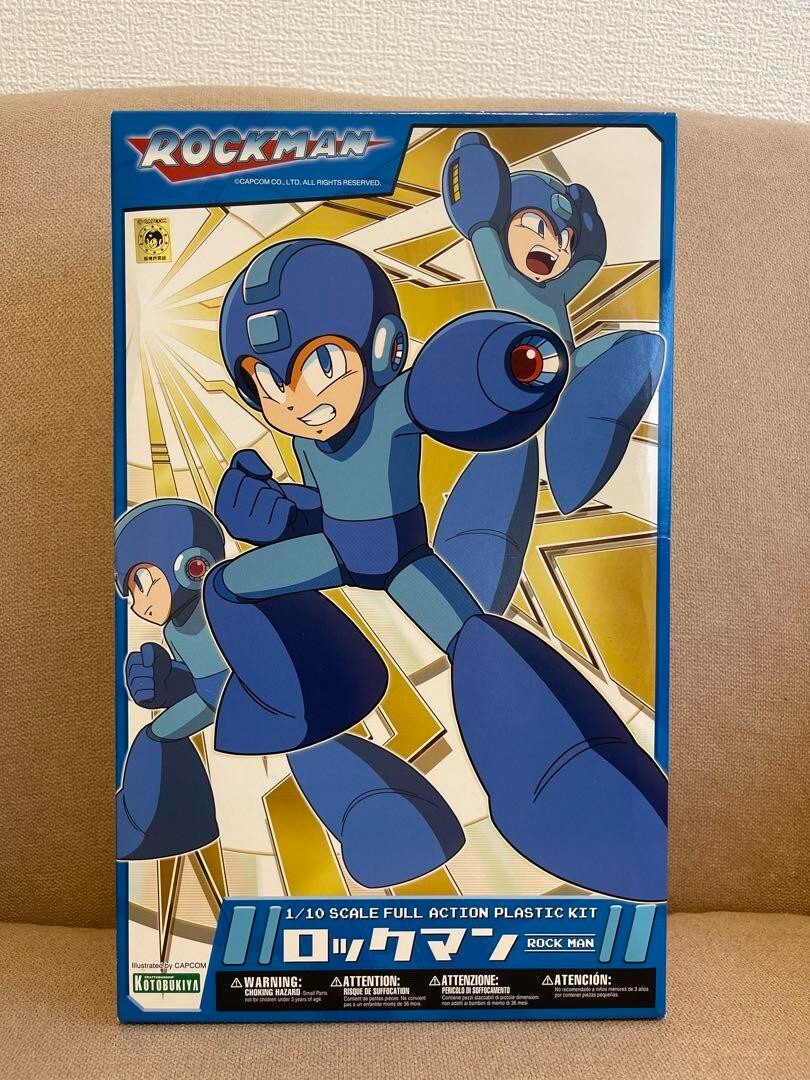 Unused Megaman 1:10 Scale Full Action Plastic Model Kit Rockman Toy ...