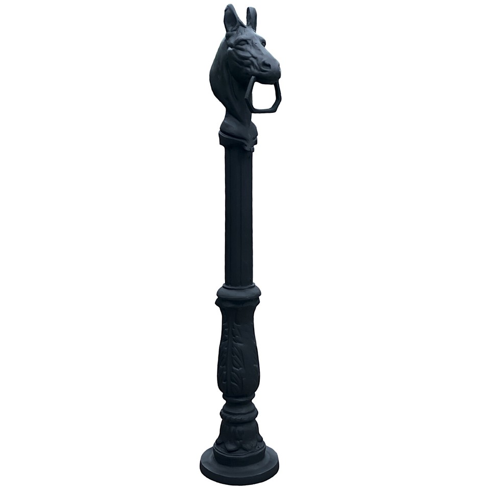 Victorian Style Horse Head Hitching Post 48.5 Inches Tall | eBay