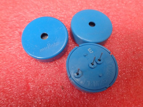 3 x PKM25-6A0 MURATA Piezo Buzzer Alarm 6KHZ 25mm Diameter MADE IN ...