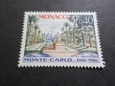 Monaco 1966, Stamp 693, 100° Monte-Carlo, Monument Charles Views, New ...
