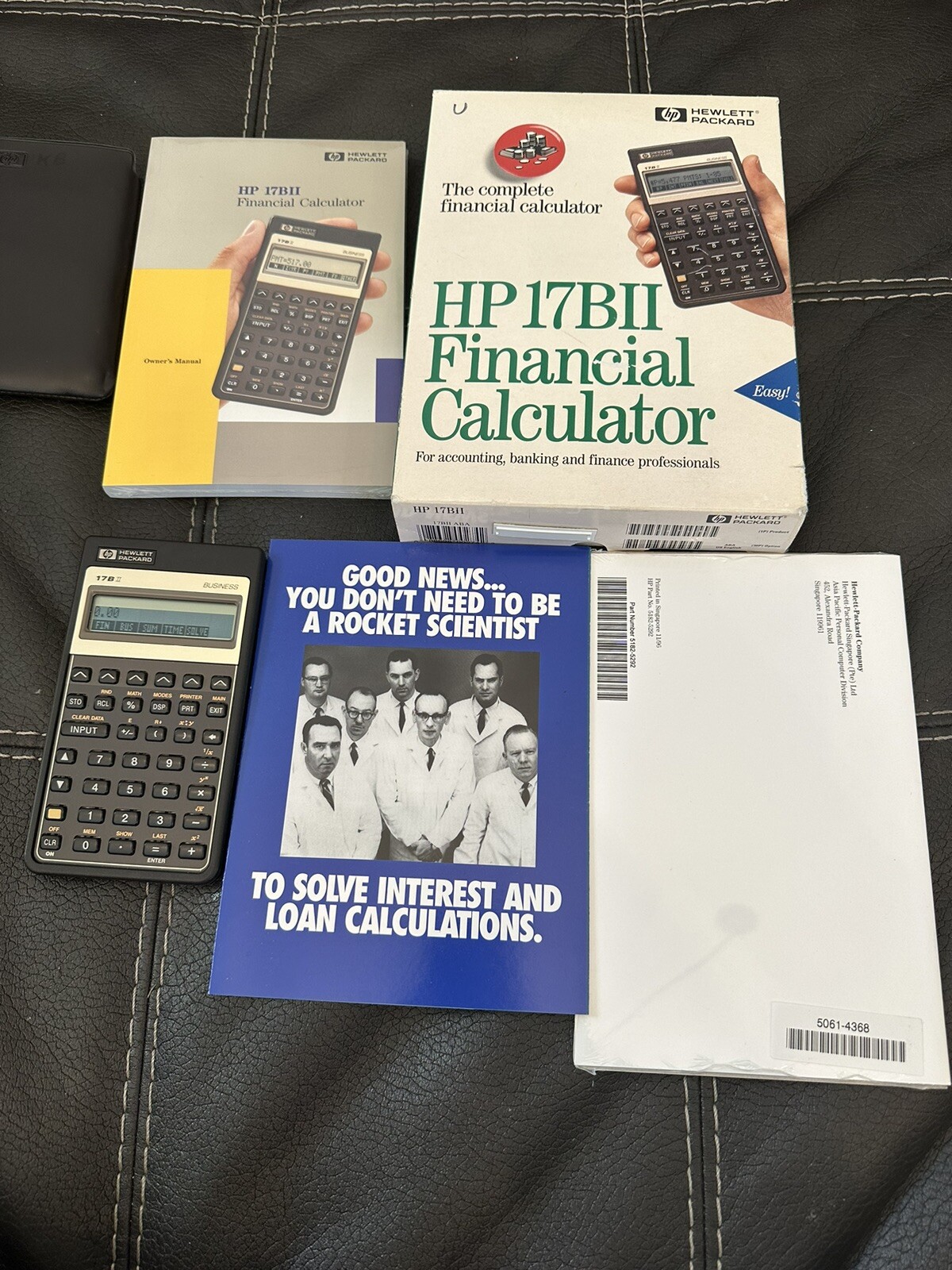 HP 17BII Vintage Business Financial Calculator HEWLETT PACKARD Used New ...