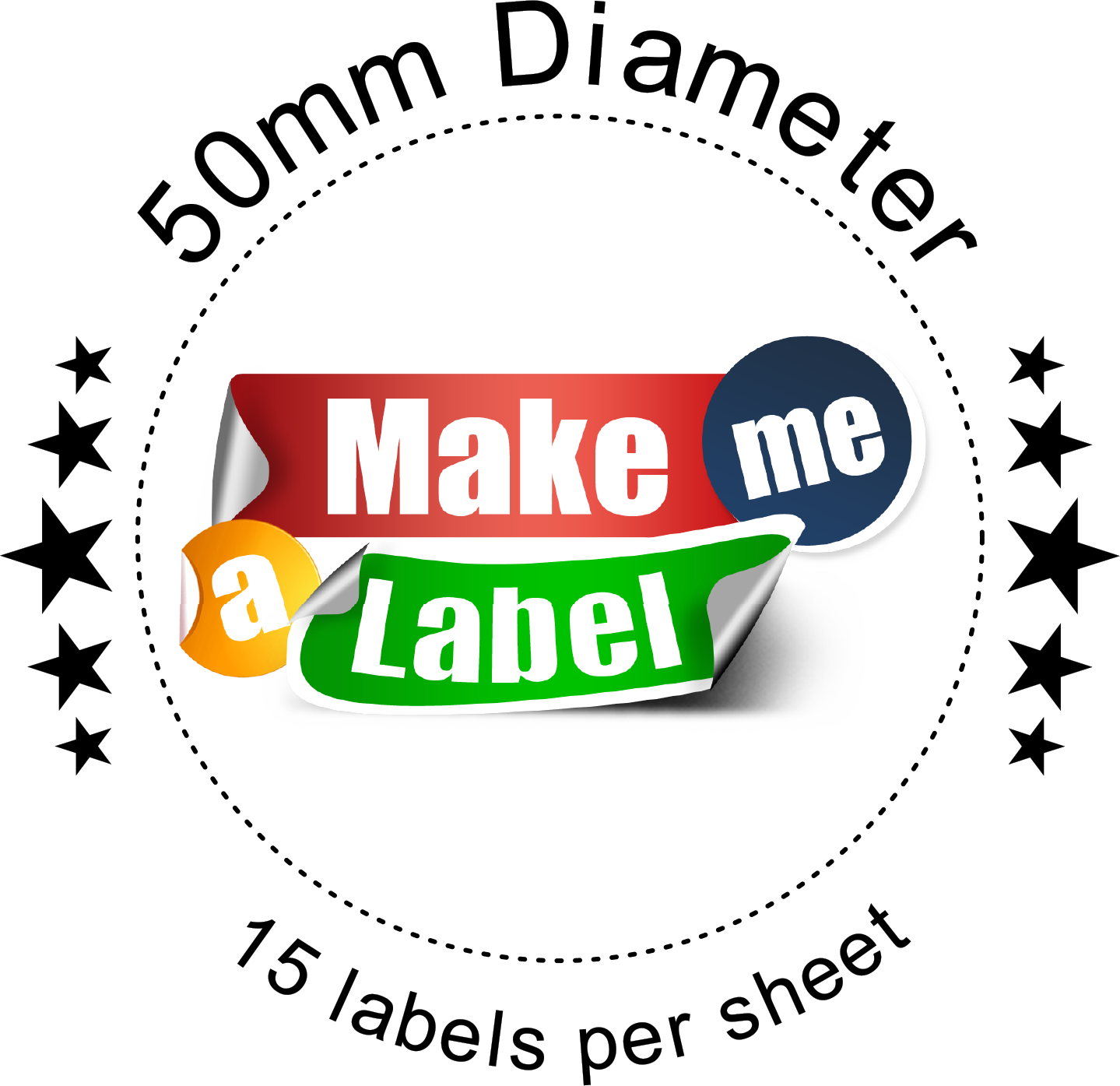 Custom Printed Round Logo Stickers - Personalised Circle Logo Labels | eBay