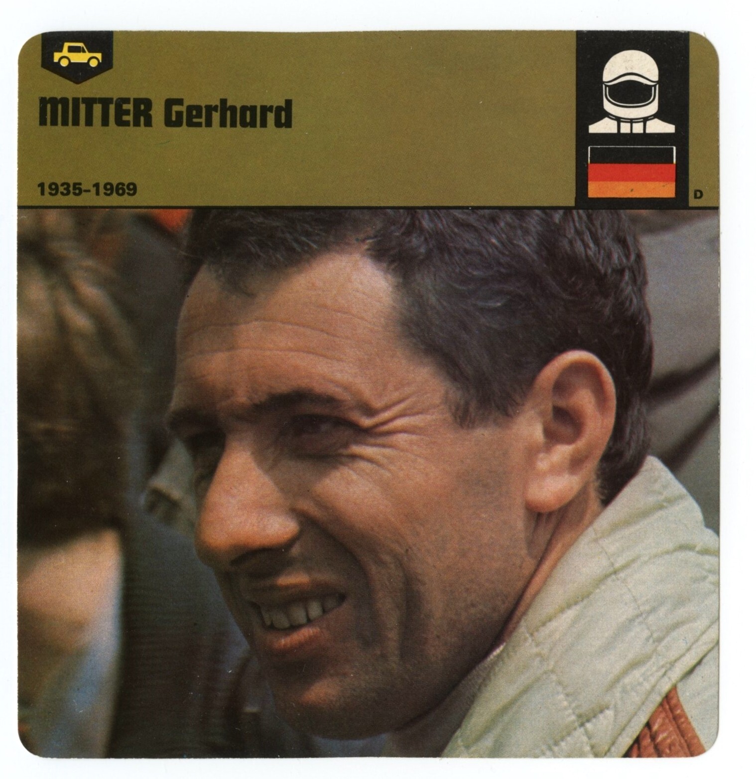 Gerhard Mitter - Racing Driver Edito Service SA Auto Rally Card | eBay