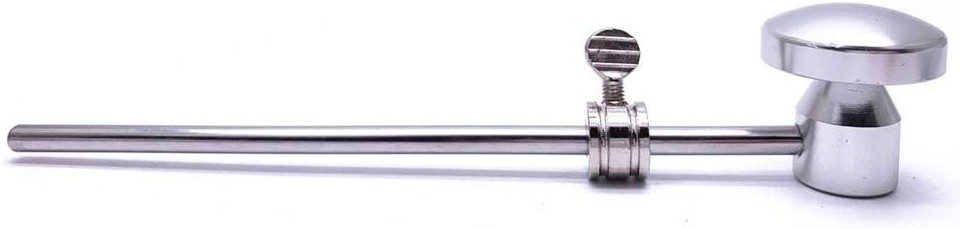 Jiayouy 2 Pieces Bass Drum Pedal Beater Aluminum Alloy Hammer Head ...