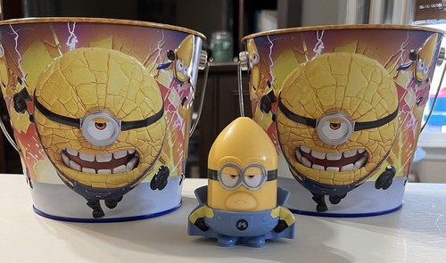 2 Despicable Me 4 - AMC Popcorn Buckets- 6”5” And 1 McDonald’s Toys. | eBay