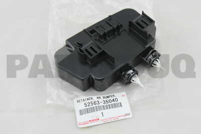 5256335040 Genuine Toyota RETAINER, REAR BUMPER, UPPER LH 52563-35040 ...