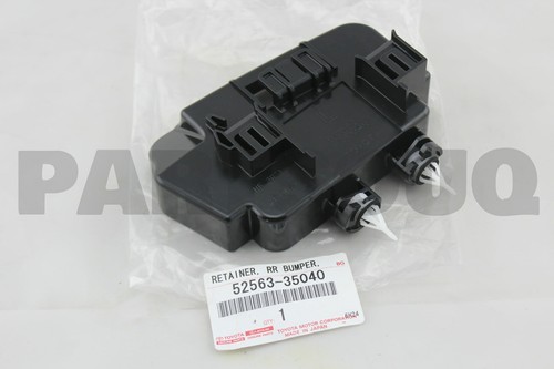 5256335040 Genuine Toyota RETAINER, REAR BUMPER, UPPER LH 52563-35040 ...