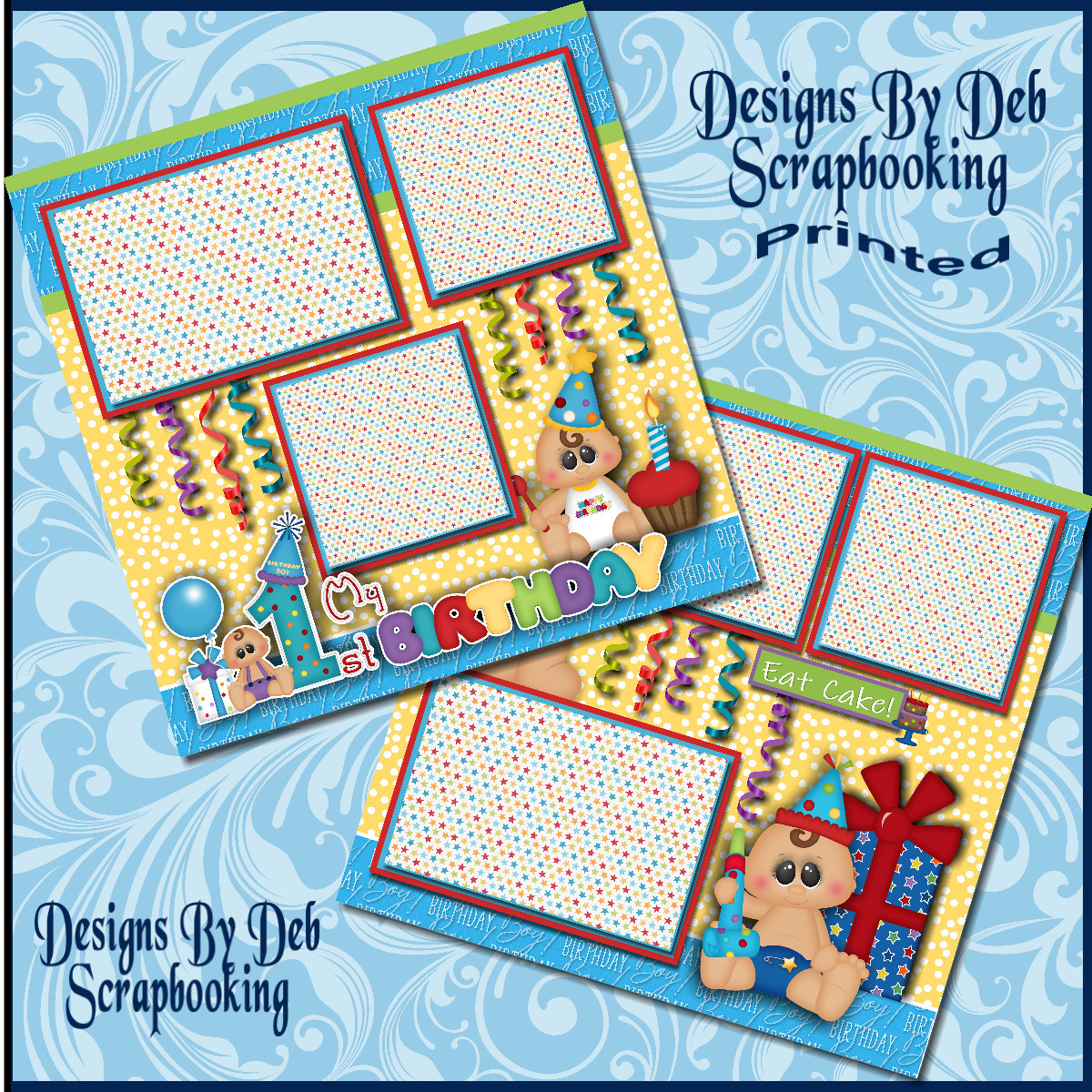 Scrapbook Designs For Birthday Boy