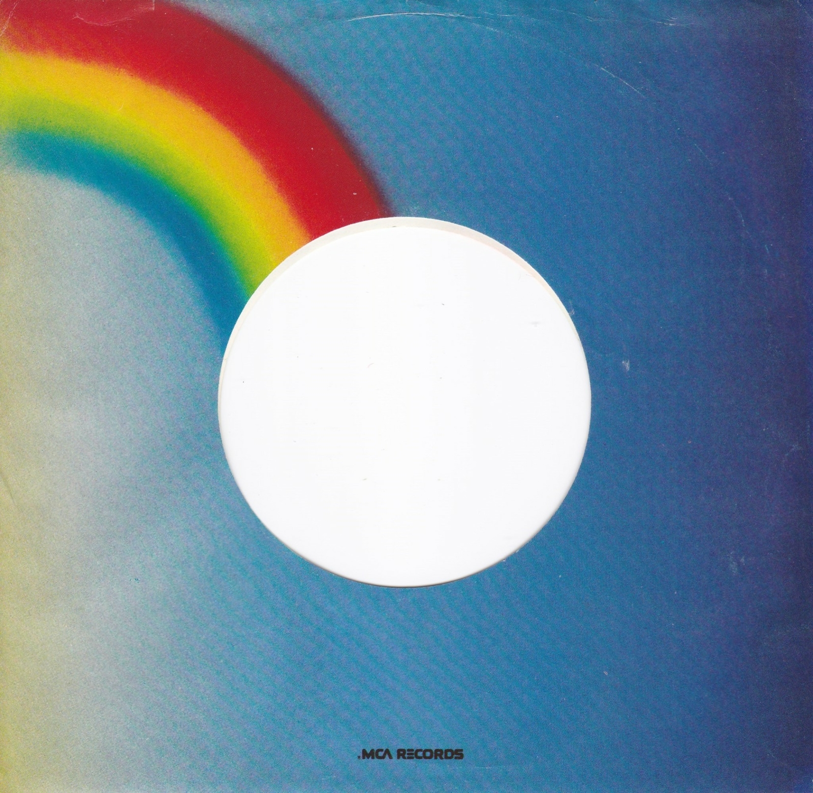 LOT OF 5 1980's MCA RECORDS GLOSSY RAINBOW 7" 45 RPM Original Record Co ...