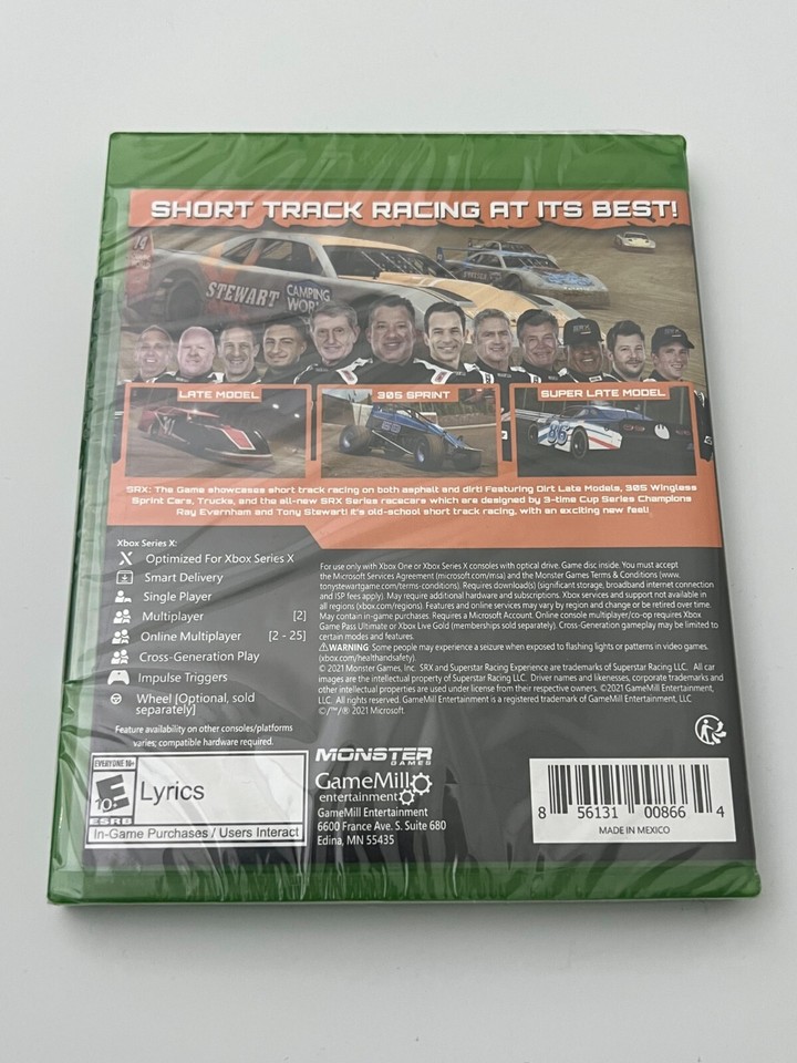 SRX Superstar Racing Experience The Game XBOX SERIES X / XBOX ONE W ...