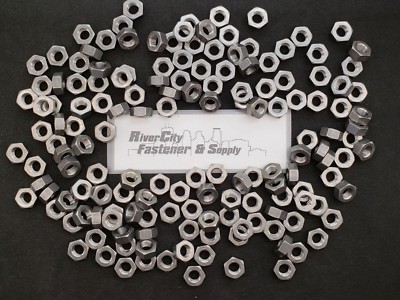 (10) M10-1.0 Left Hand Fine Thread Hex Nuts Grade 8.8 Steel 10mm With ...