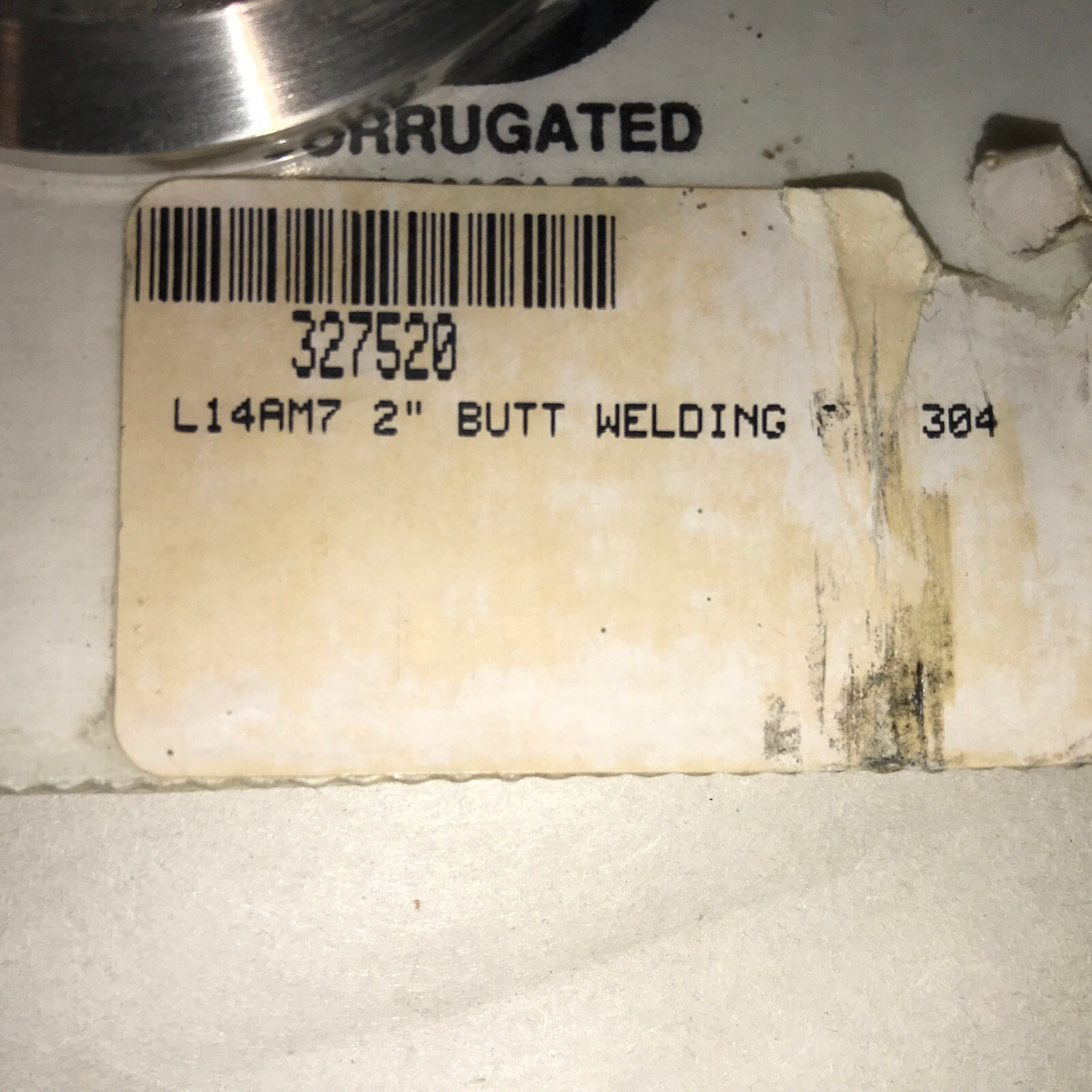 2" 304 Stainless Steel Butt Weld Fitting L14AM7 - Dairy/Winery/Brewery ...