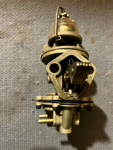 PARTS ONLY - Untested Original Glass Top Fuel Pump Assembly Willys CJ2 ...