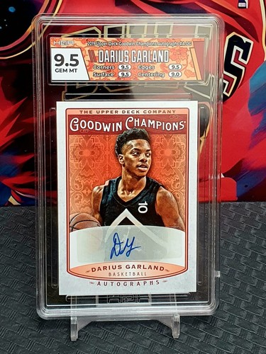 2019 upper deck GOODWIN RC Darius Garland Rookie Auto Goodwin Champions ...