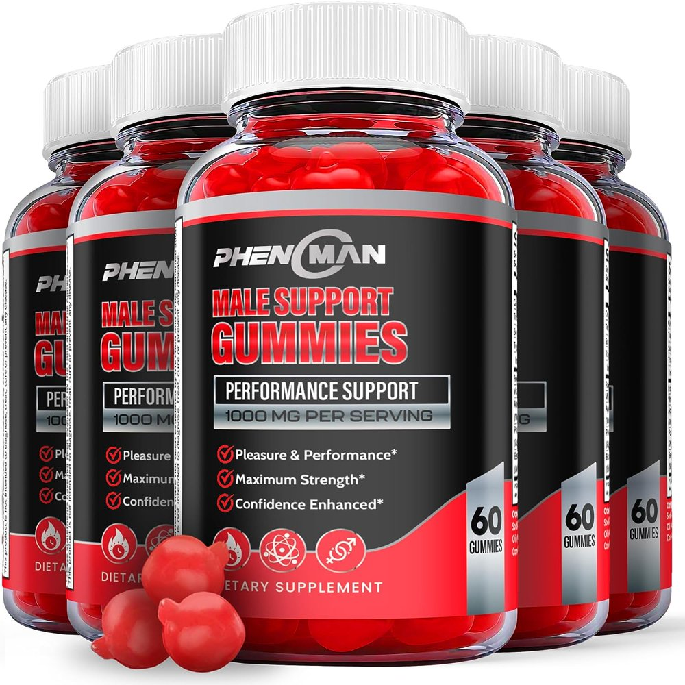 (5 Pack) Phenoman Male Gummies - 300 Gummies | eBay