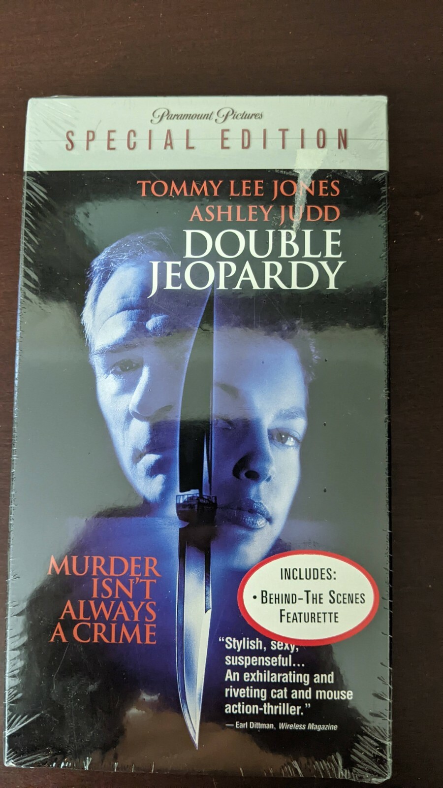 DOUBLE JEOPARDY VHS SEALED SPECIAL EDITION PARAMOUNT W WATERMARKS ...