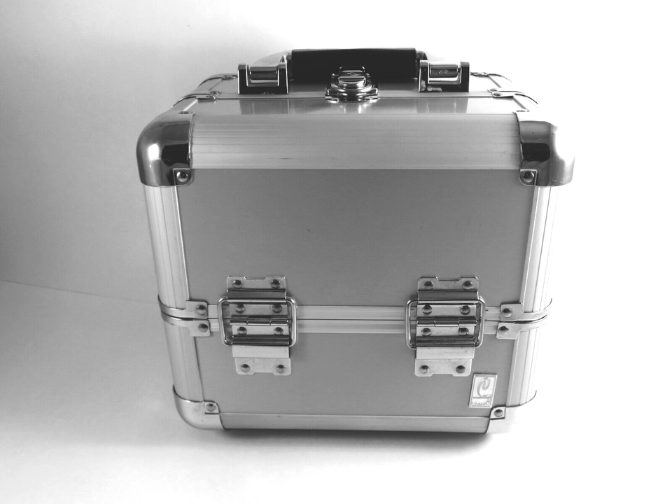Caboodles Cosmetic Makeup Case Metal Portable Locking With Keys ...