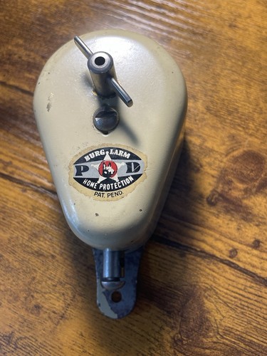 Rare 1930-40’s PD Burg- Larm Wind Up Home Protection Burglar Alarm ...