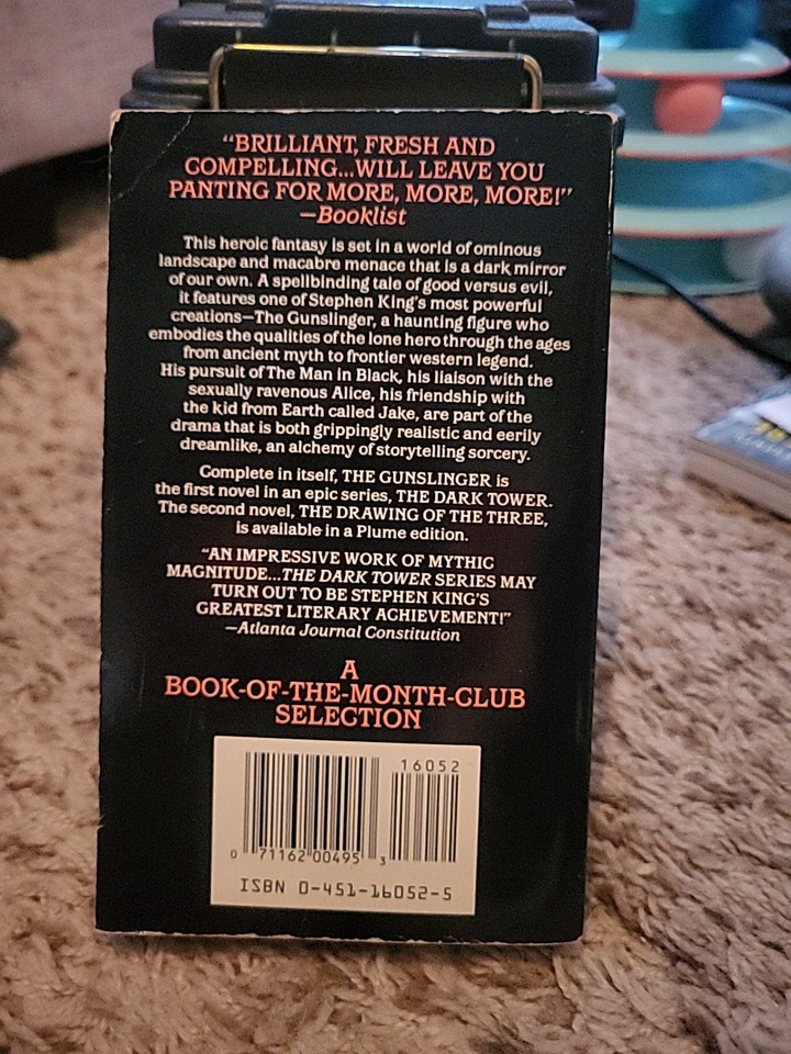 The Dark Tower The Gunslinger Stephen King First Printing Signet ...