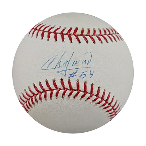 Aroldis Chapman Yankees Reds Red Sox Autographed Signed OMLB Baseball ...