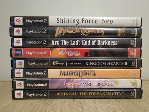 PS2 RPG Game Lot - Shining Force, Dark Cloud, Arc the Lad, Kingdom Hearts, Etc | eBay