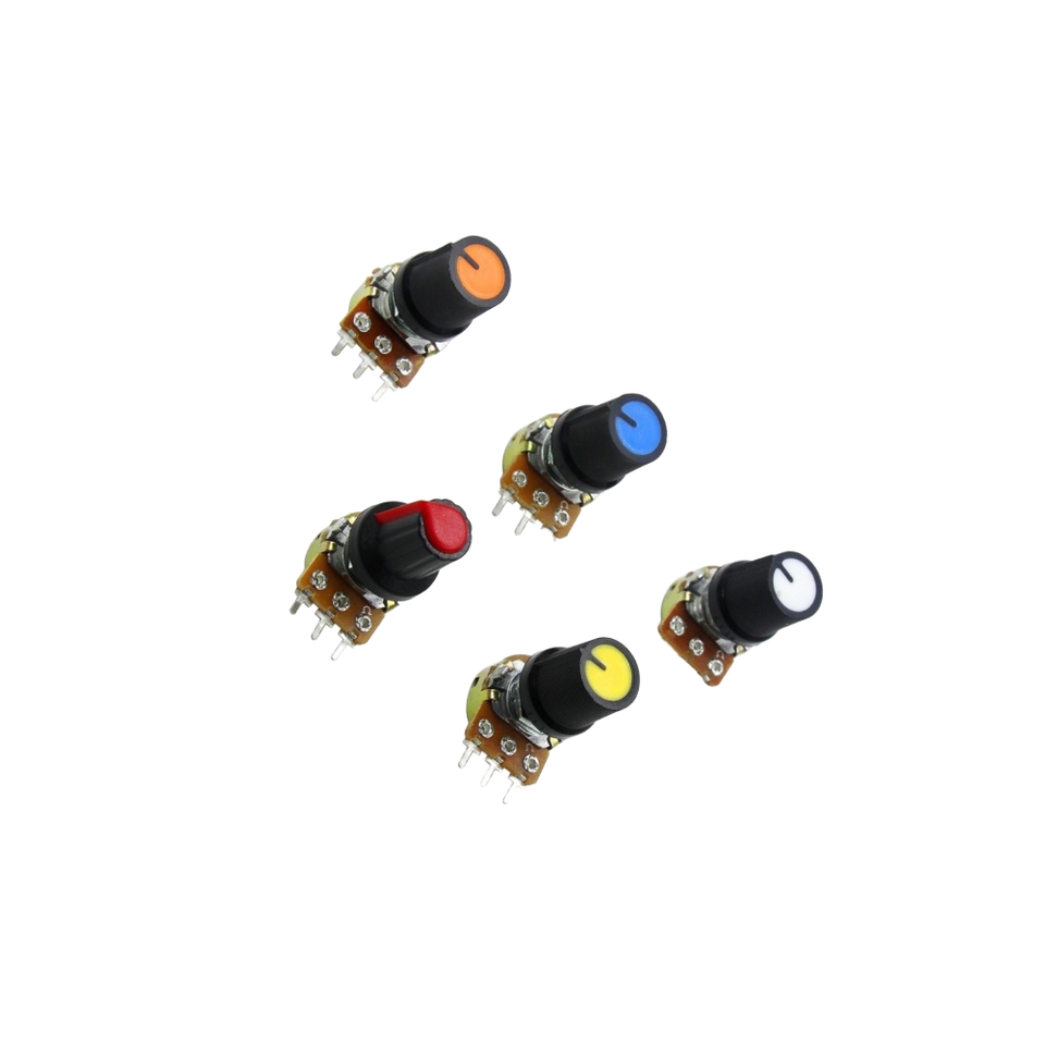 Linear Rotary Potentiometer B1k To 1m Resistance Plastic And Metal ...