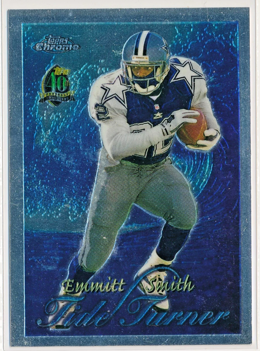 1996 Topps Chrome Emmitt Smith Tide Turner #TT11 Cowboys / HOF | eBay