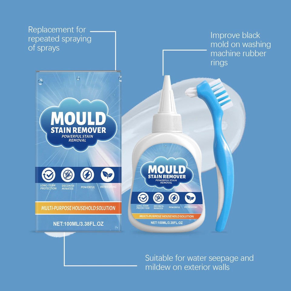 Mold Stain Remover Power Gel Cleaner For Front Loader Washing Machine ...