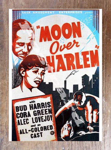 Historic Moon Over Harlem 1939 Movie Adevertising Postcard | eBay Australia