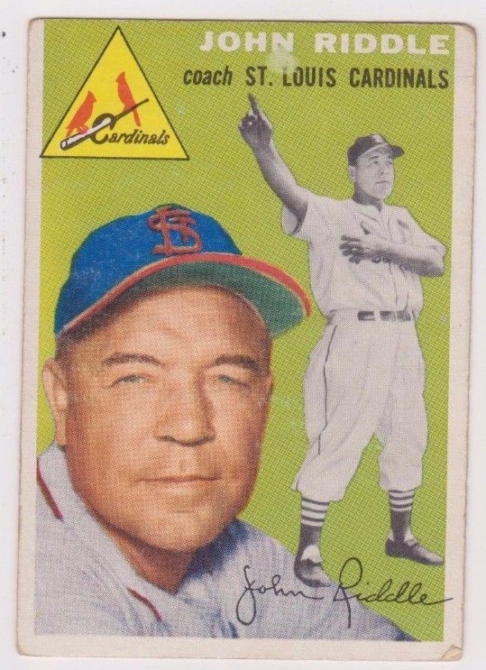 40% OFF 954 Topps #147 John Riddle - St. Louis Cardinals, VG ...