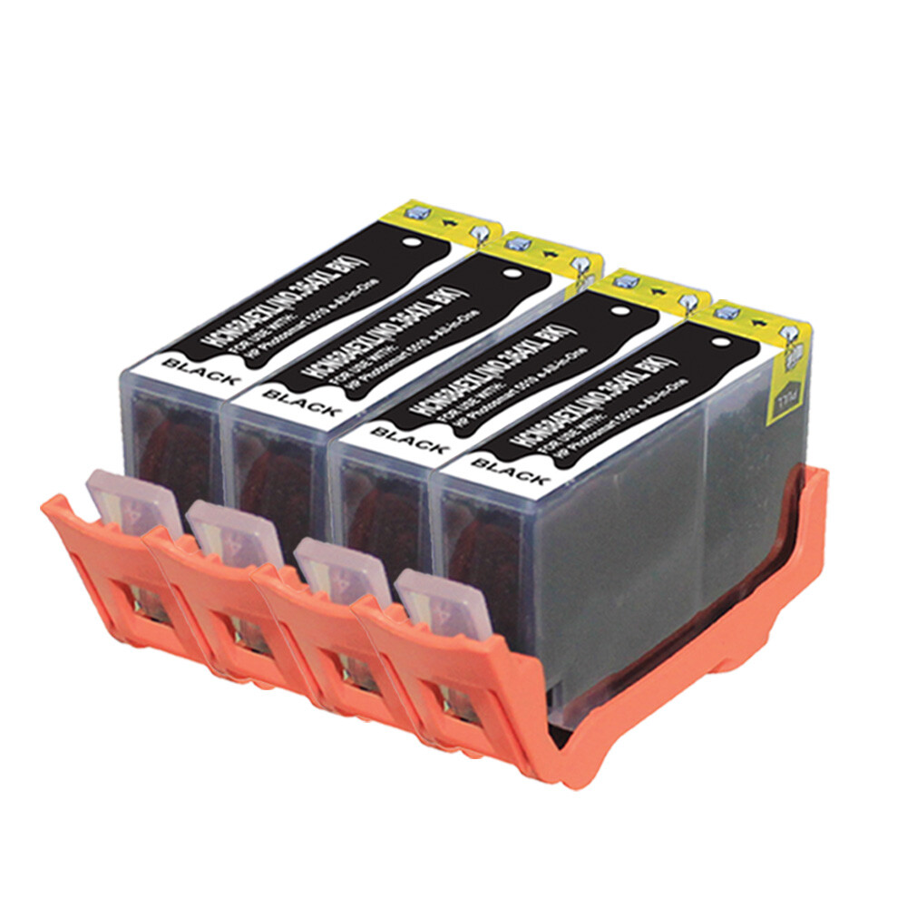 4 Black Ink Cartridge For HP Photosmart 5520 eAIO 5522 eAIO 5524 5525 ...