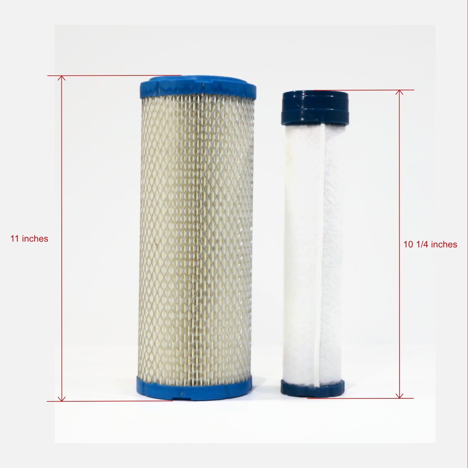 OUTER & INNER AIR FILTER for Club Car 102498601 & Dixie Chopper 900610 ...