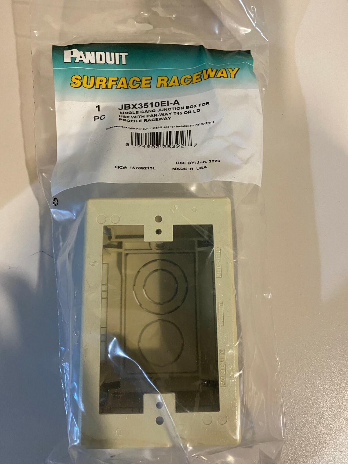 Panduit JBX3510EI-A Single Gang Junction Box - Two | eBay