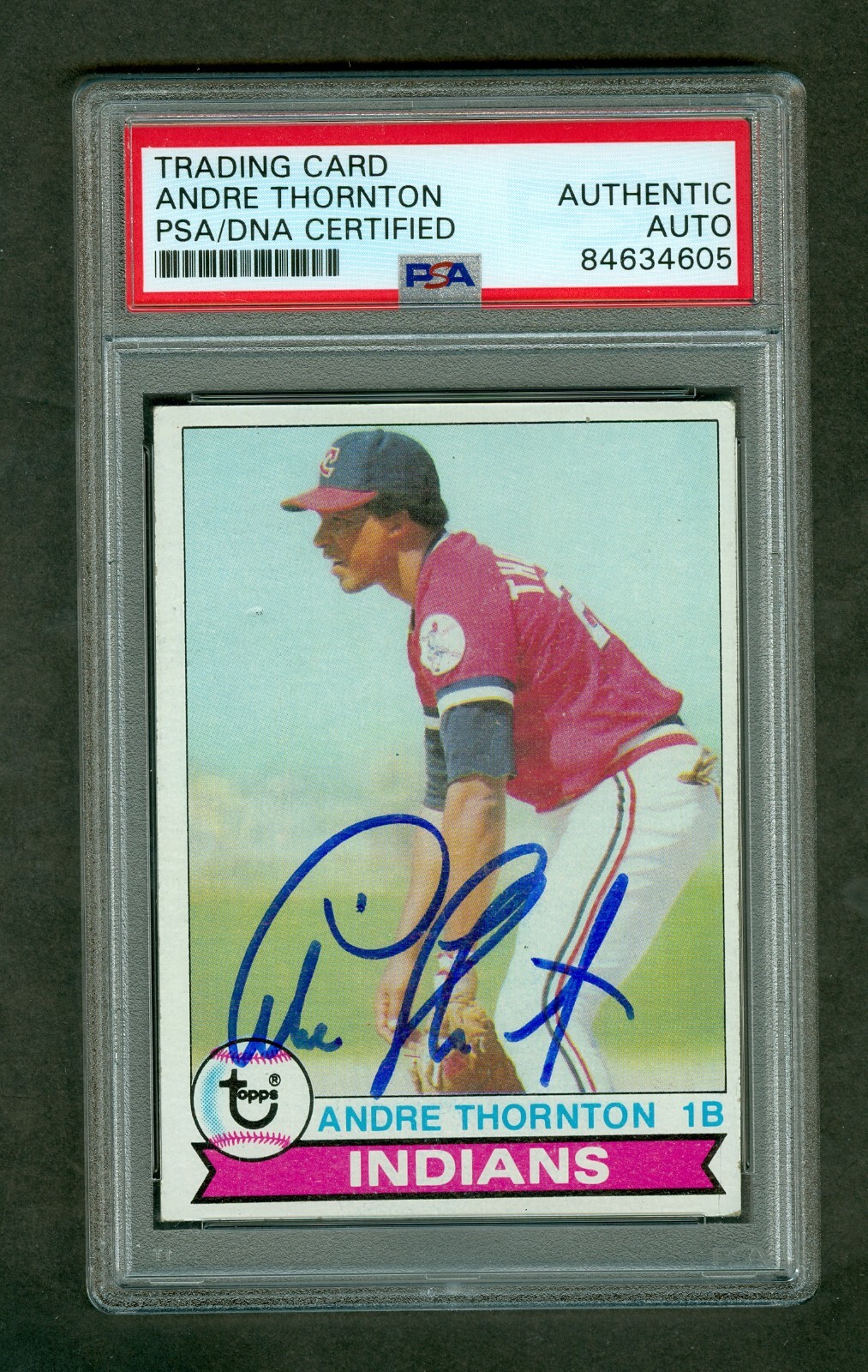 Andre Thornton 1979 Topps #280 Indians PSA Authentic Encased On Card ...