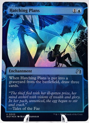 Hatching Plans 0020 Foil Wilds Of Eldraine Enchanting Tales WOT MTG NM ...