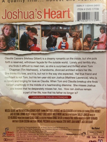 Joshua's Heart DVD, 2006, New, Melissa Gilbert, Tim Matheson, Matthew ...
