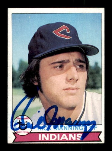 1979 Topps #425 Rick Manning AUTOGRAPHED!!! Indians 235399 | eBay