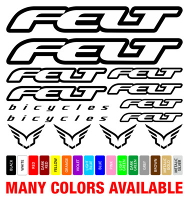 Decals, Stickers - Felt Decal - Nelo's Cycles