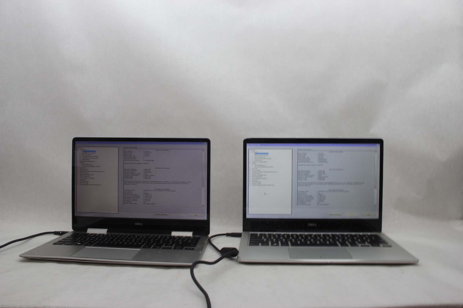 Lot of 1 Dell Inspiron 7386 & 1 7370 13" Laptops Intel i5 4 GB RAM NO ...