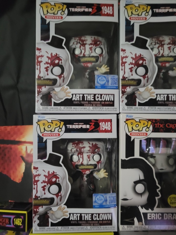 Funko Pop! Terrifier 3 Art the Clown Bloody #1948 - EE Exclusive ...
