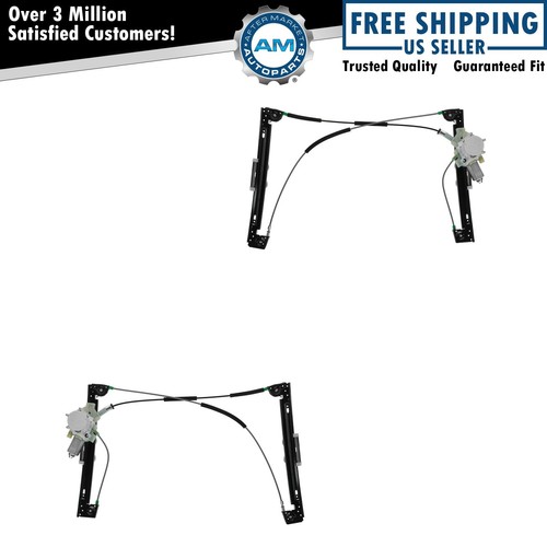 Power Window Regulators with Motor Left & Right Pair Set for 02-05 Mini ...