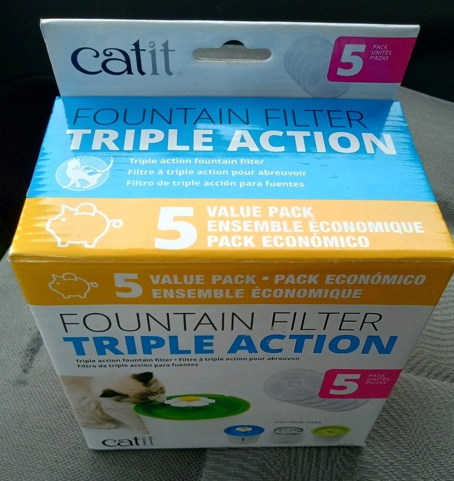 Catit Cat Water Fountain Replacement Filters - White | eBay