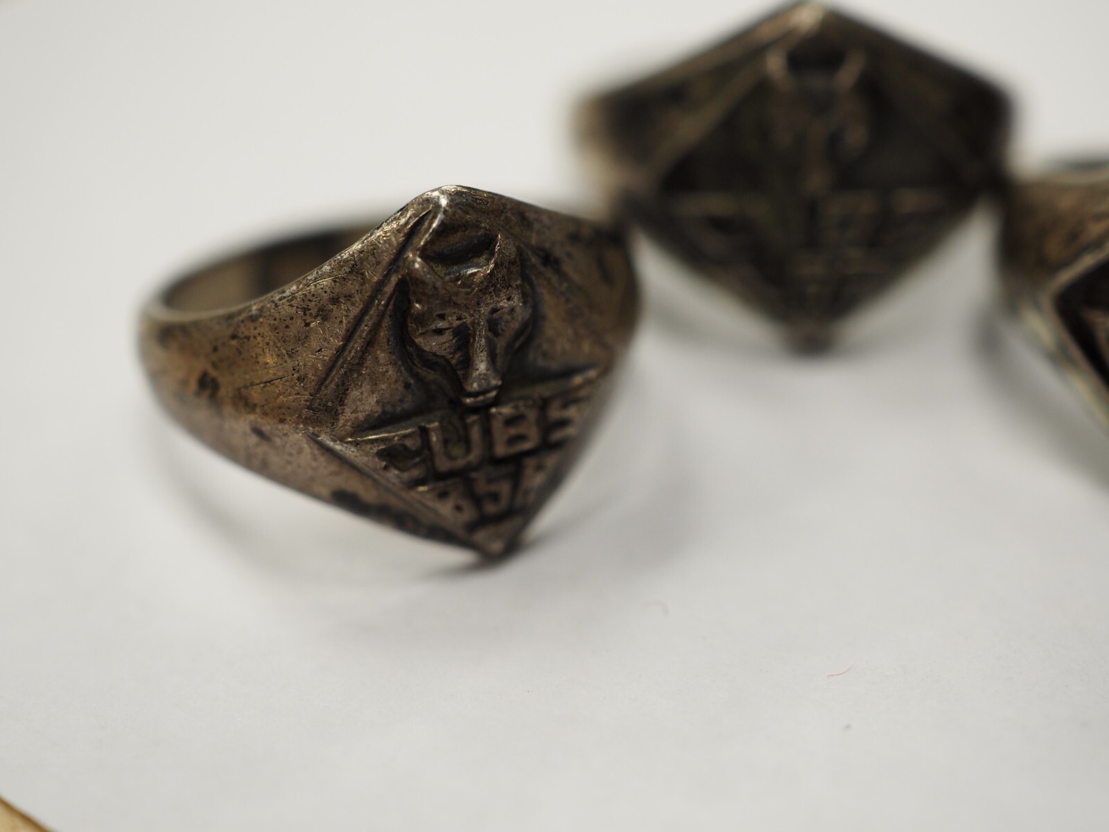 Vintage CUBS Ring Boy Scouts of America - Sterling Silver - Sz 5 FREE ...