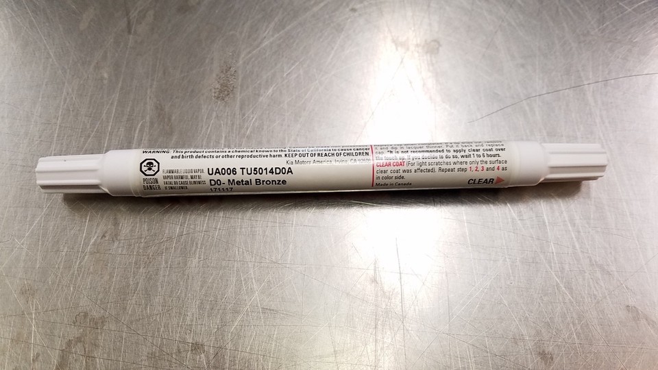 OEM KIA Touch-Up Paint + Clear Coat "METAL BRONZE" Color Code D0 | eBay