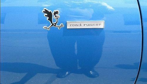1968 Plymouth Road Runner w decor pkg Complete Bird Reflective Decal ...